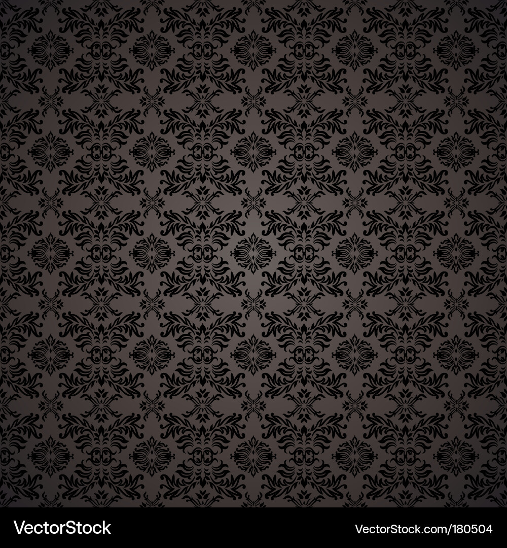 Gothic seamless wallpaper Royalty Free Vector Image