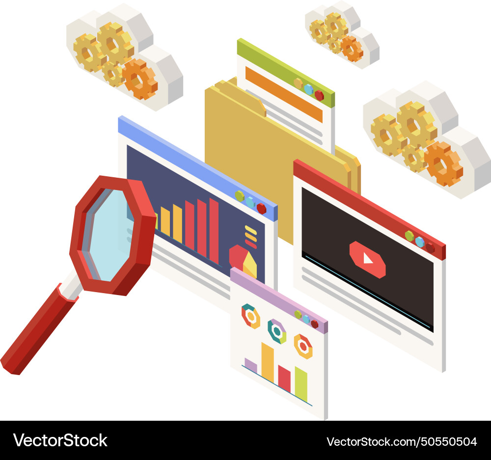 Marketing strategy concept Royalty Free Vector Image
