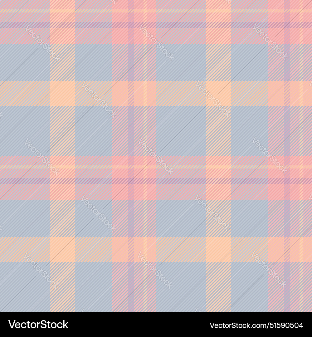 Seamless check texture of background fabric plaid Vector Image