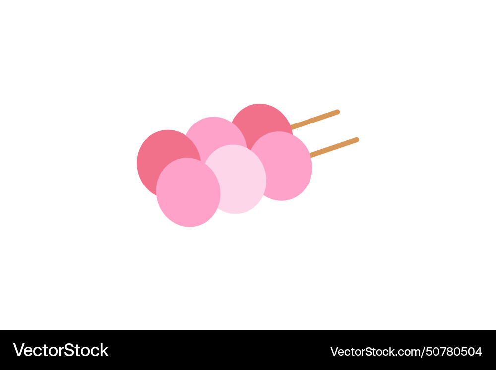 Spring japan style sticker Royalty Free Vector Image