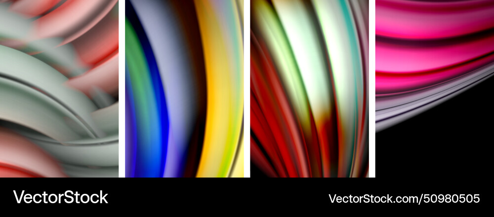 Blurred color line backgrounds Royalty Free Vector Image