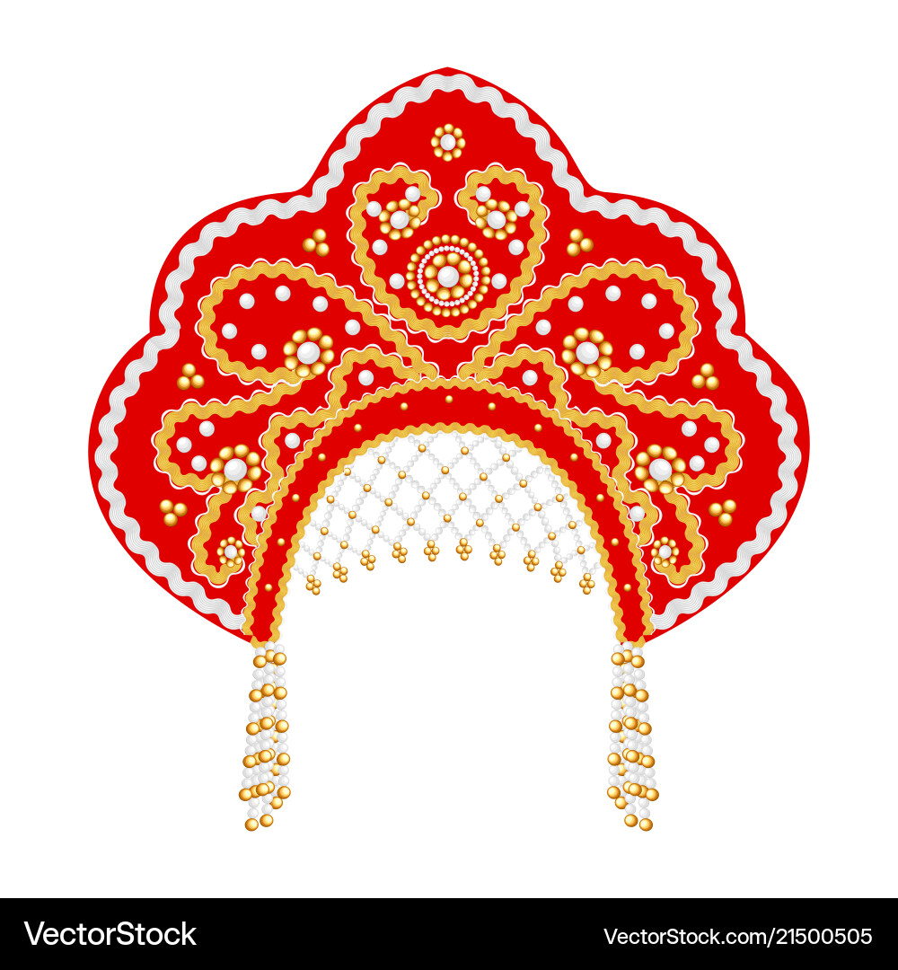 kokoshnik pattern free