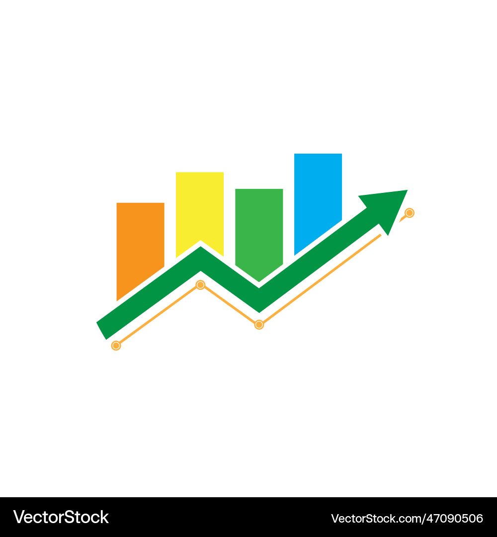 Business Growth Chart Royalty Free Vector Image