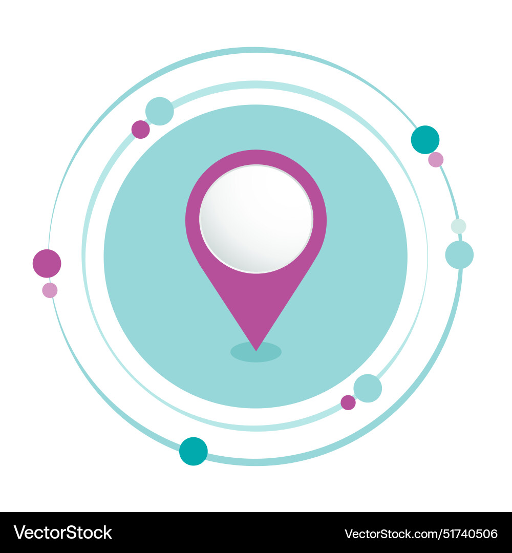 Pin locator icon Royalty Free Vector Image - VectorStock