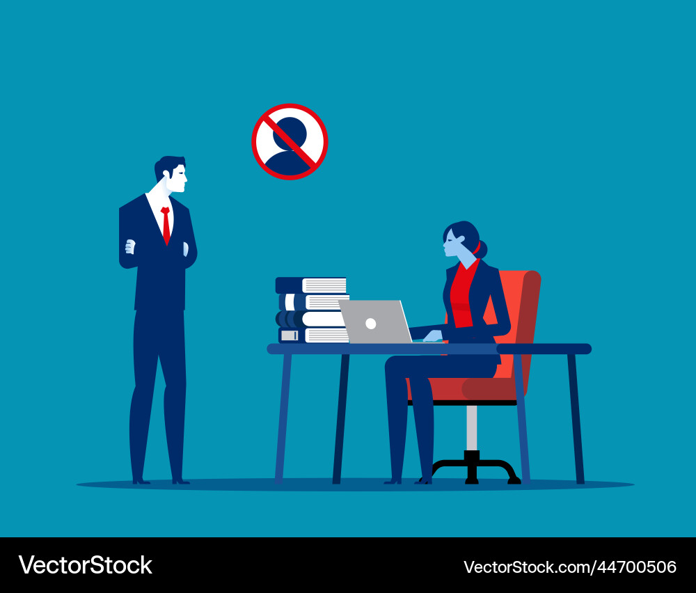 Racial disorimination bullying and harassment Vector Image