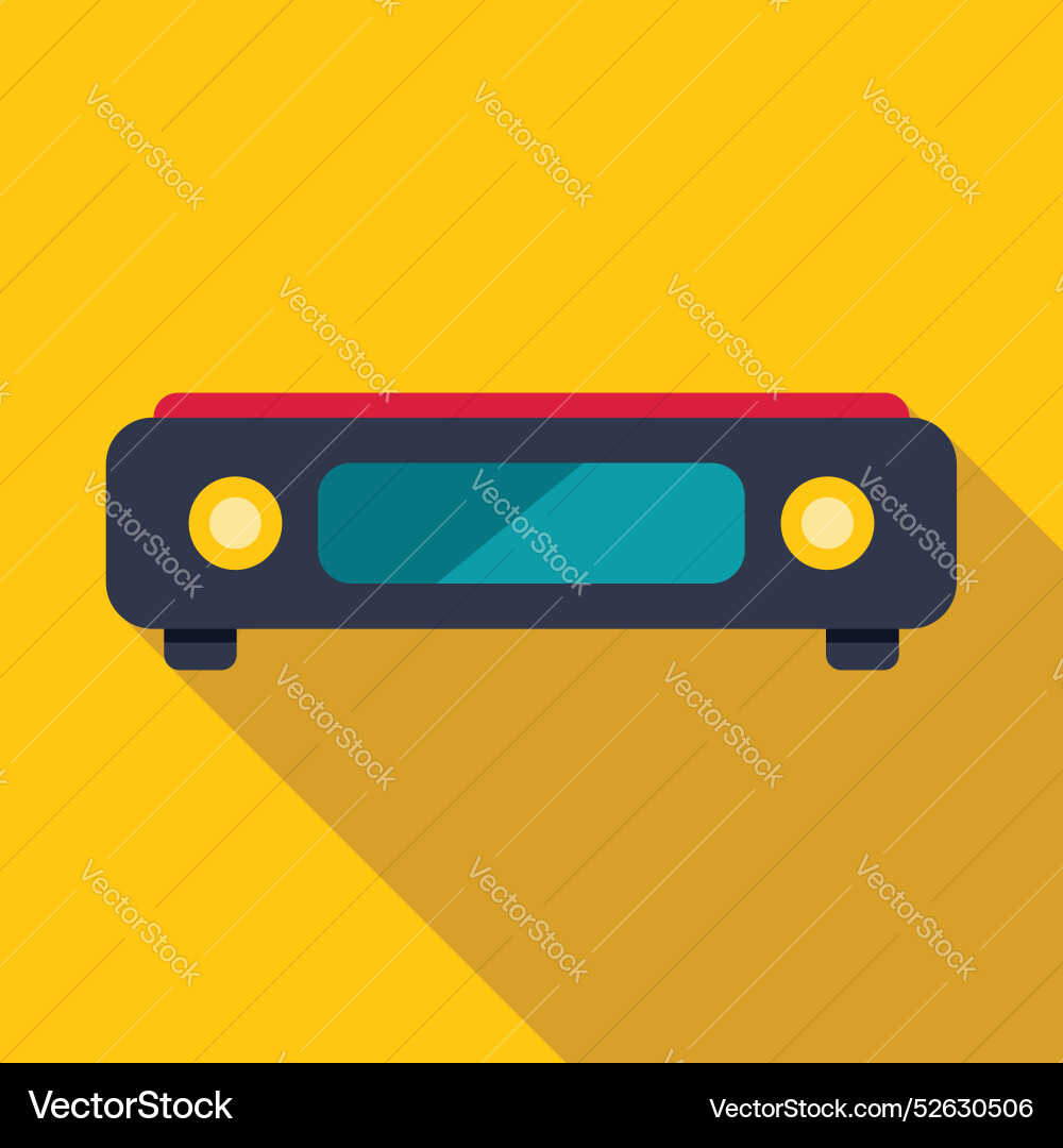 Router providing wireless signal for home network Vector Image