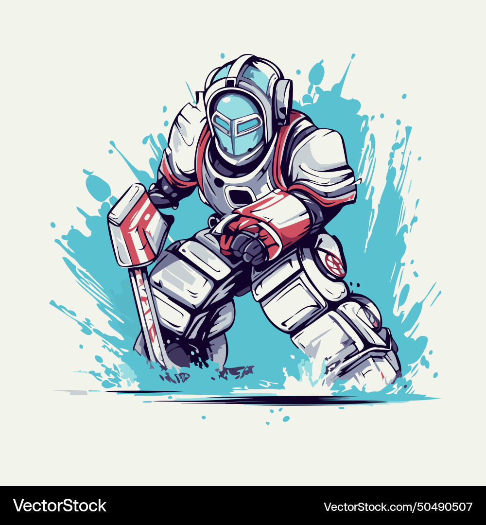 Astronaut in space suit Royalty Free Vector Image