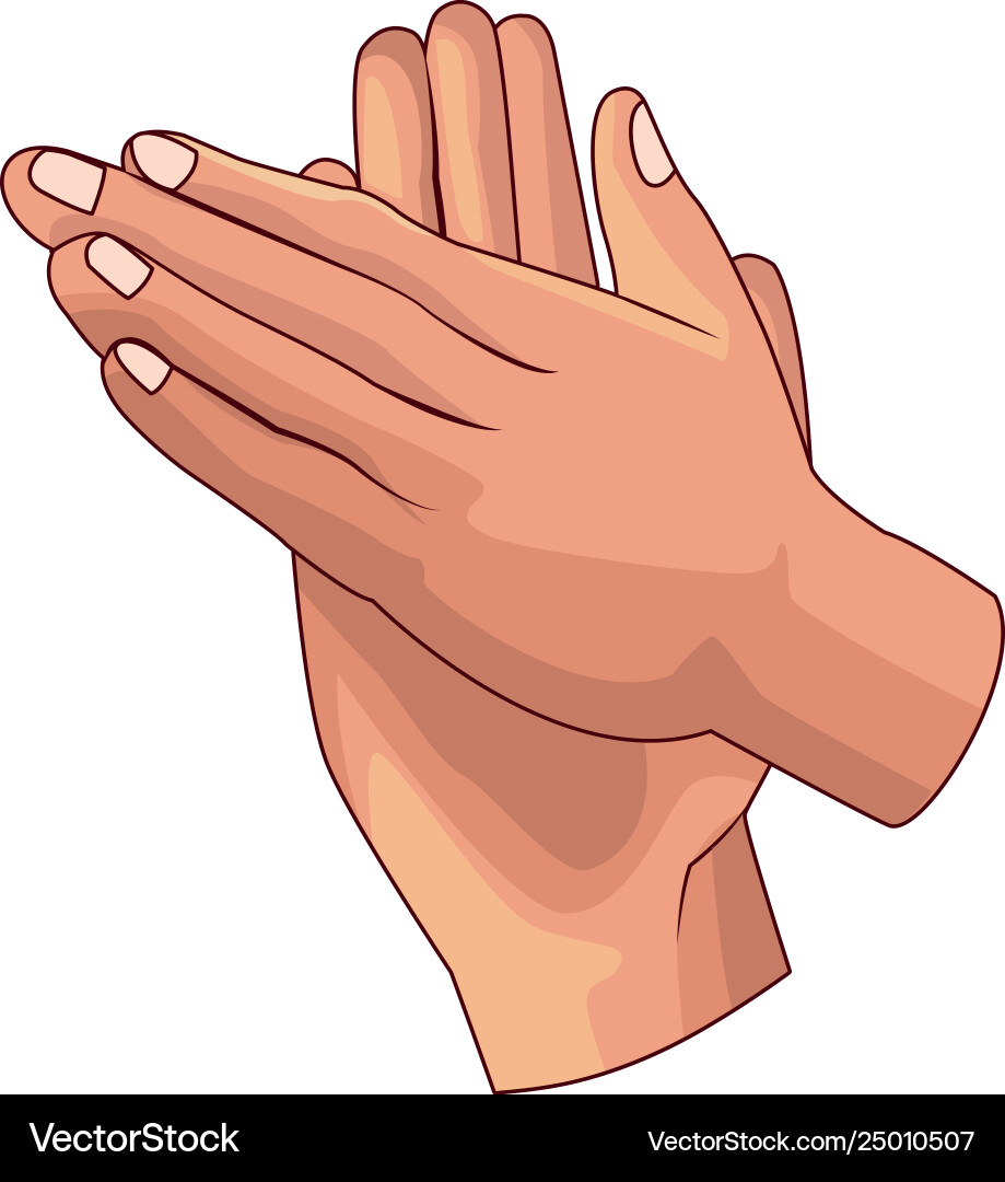 Hands clapping icon Royalty Free Vector Image - VectorStock