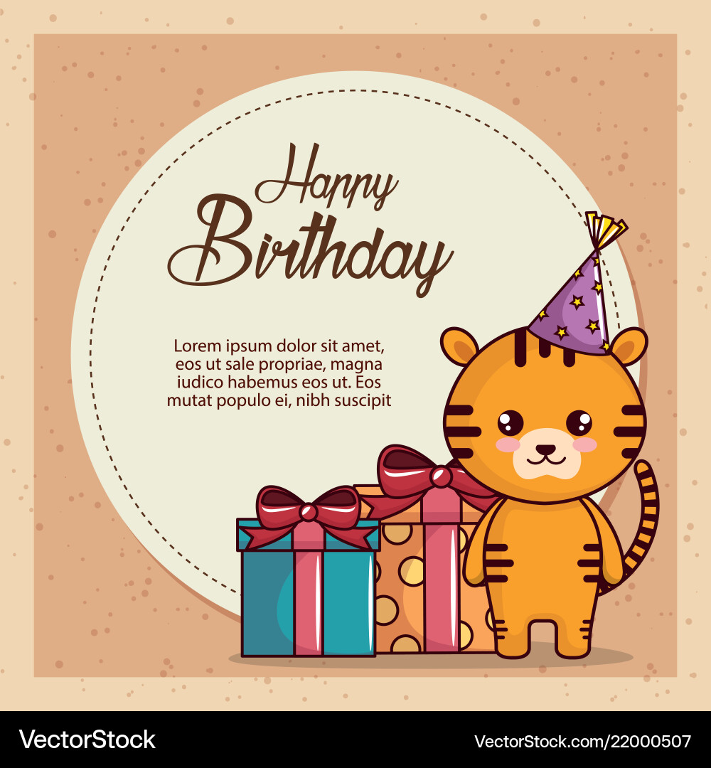 Happy Bday Card Design