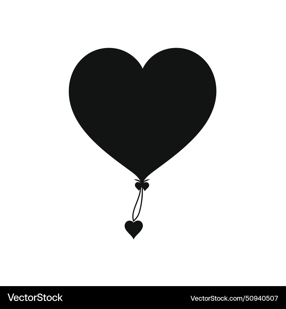 Harmonious love symbols balanced heart shapes Vector Image