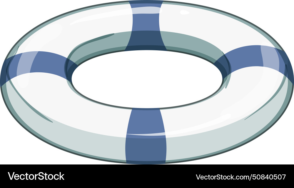 Life lifebuoy cartoon Royalty Free Vector Image