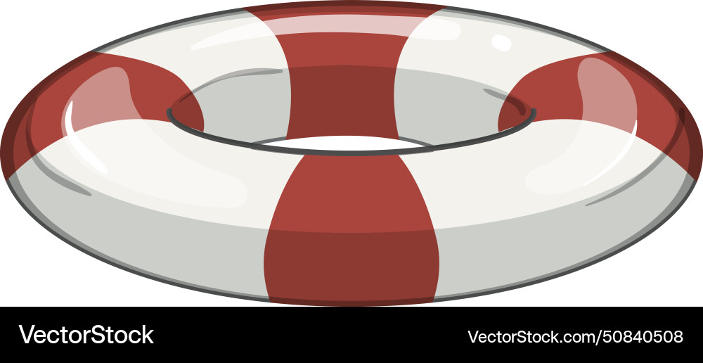 Buoy lifebuoy cartoon Royalty Free Vector Image