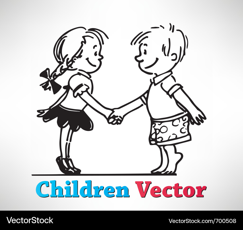 Children Royalty Free Vector Image - VectorStock