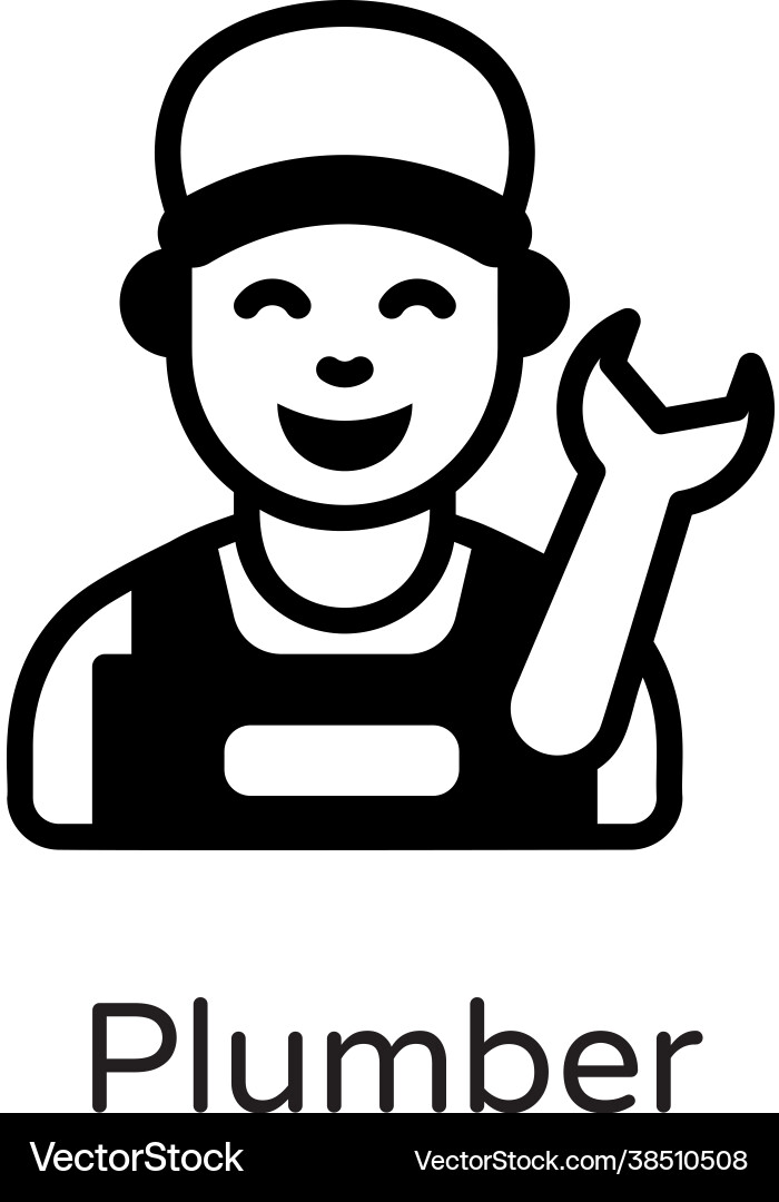 Plumber Royalty Free Vector Image - VectorStock