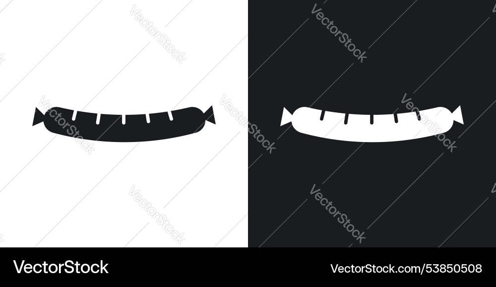 Sausage icon set Royalty Free Vector Image - VectorStock