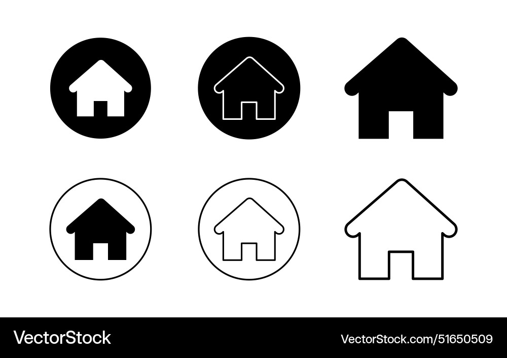 Address or home icon Royalty Free Vector Image