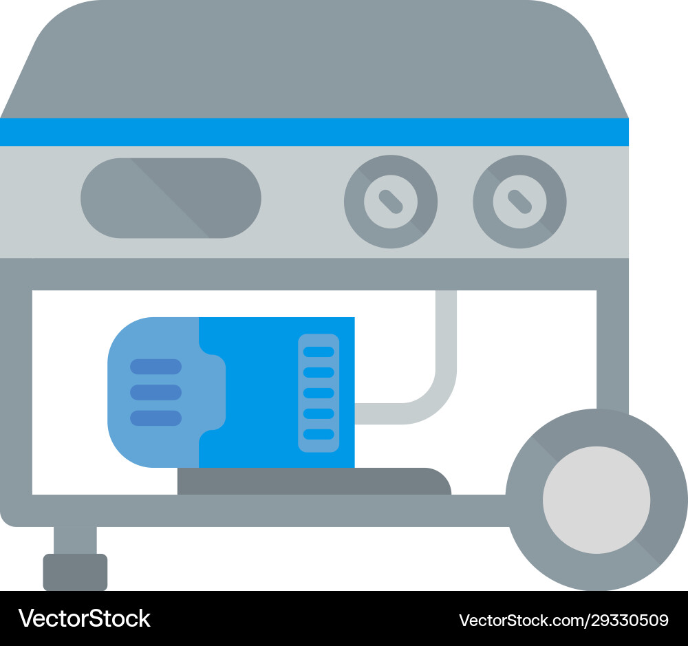 Flat a generator Royalty Free Vector Image - VectorStock
