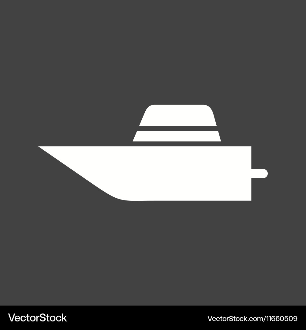 Speed boat Royalty Free Vector Image - VectorStock