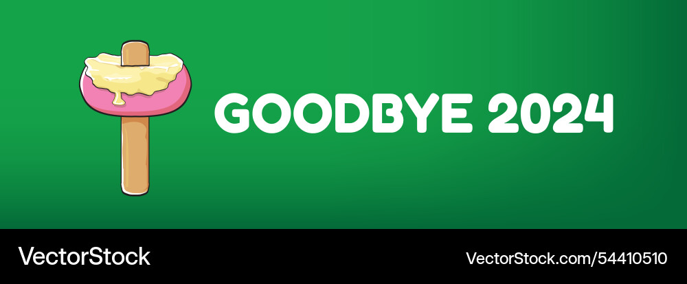 Goodbye 2024 hello 2025 year concept Royalty Free Vector