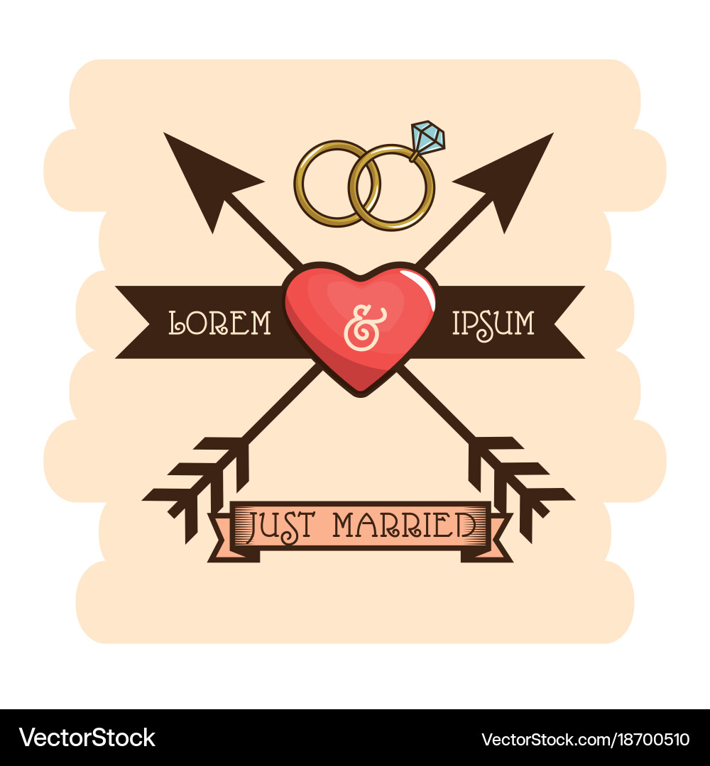 Wedding logo design Royalty Free Vector Image - VectorStock