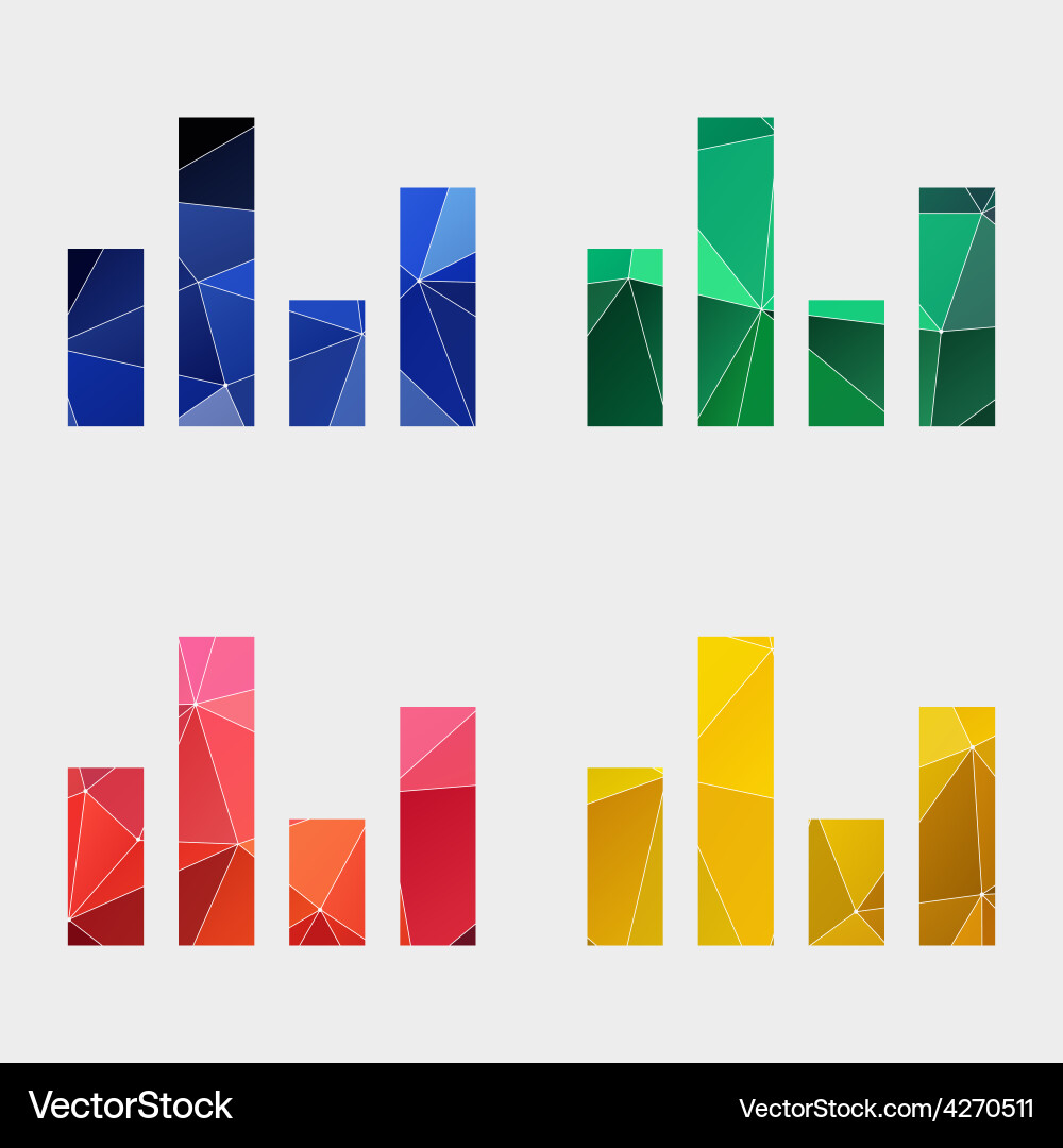 Abstract Soundwave Triangle Icon Royalty Free Vector Image