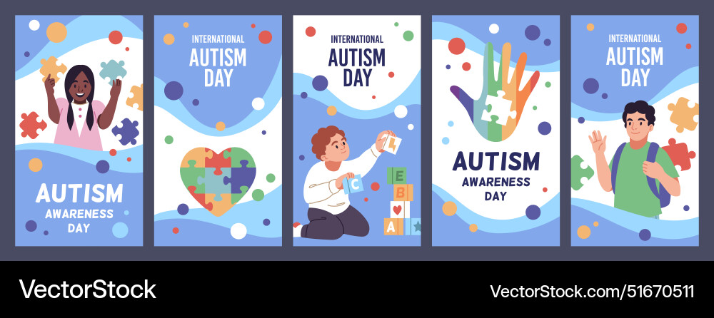 Autism spectrum disorder congenital mental Vector Image