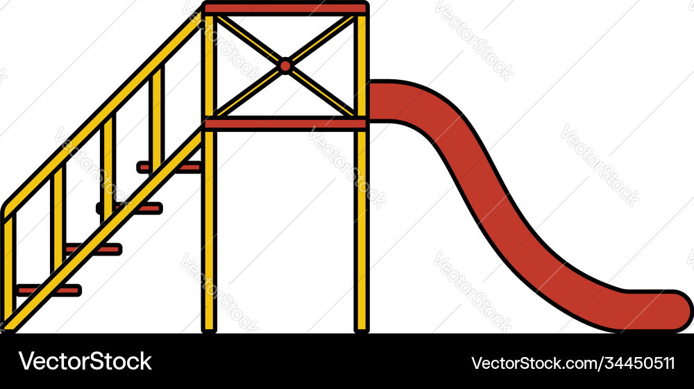 Children slide icon Royalty Free Vector Image - VectorStock