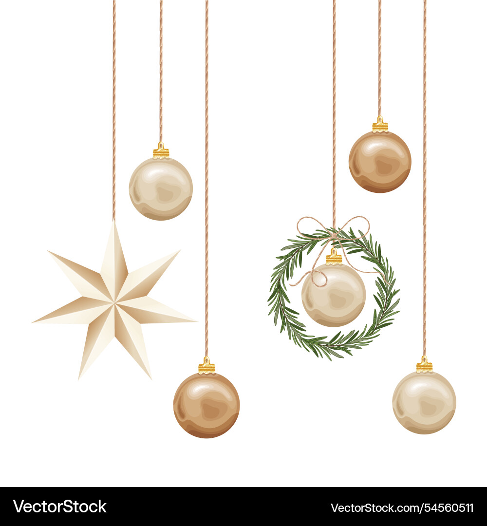 Eco-friendly christmas Royalty Free Vector Image