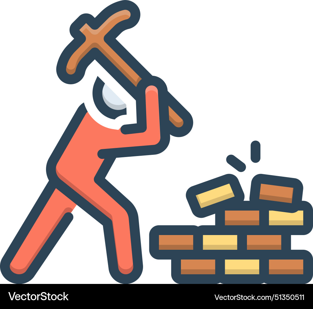 Forced Royalty Free Vector Image - VectorStock