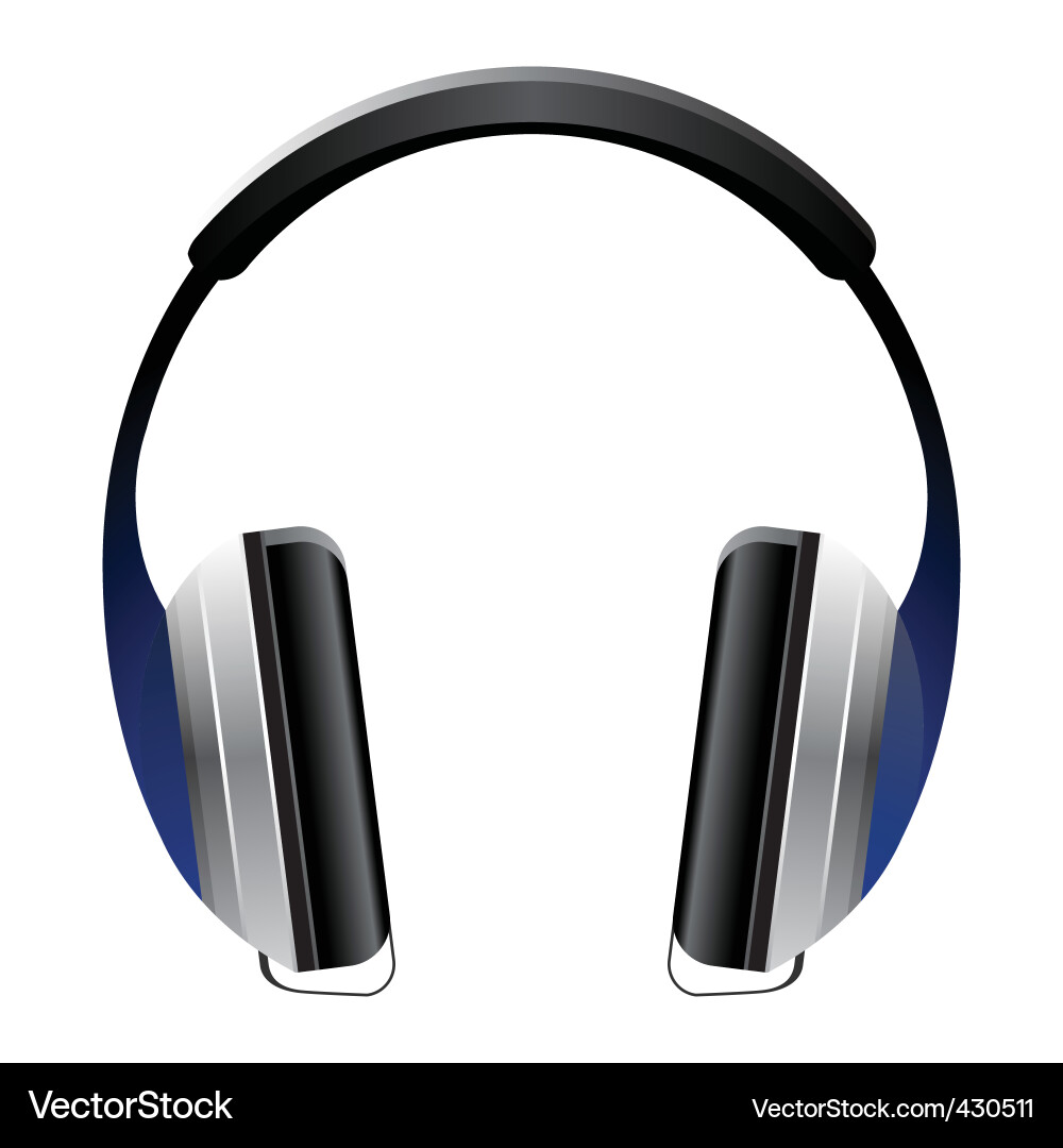 Headphones Royalty Free Vector Image - VectorStock