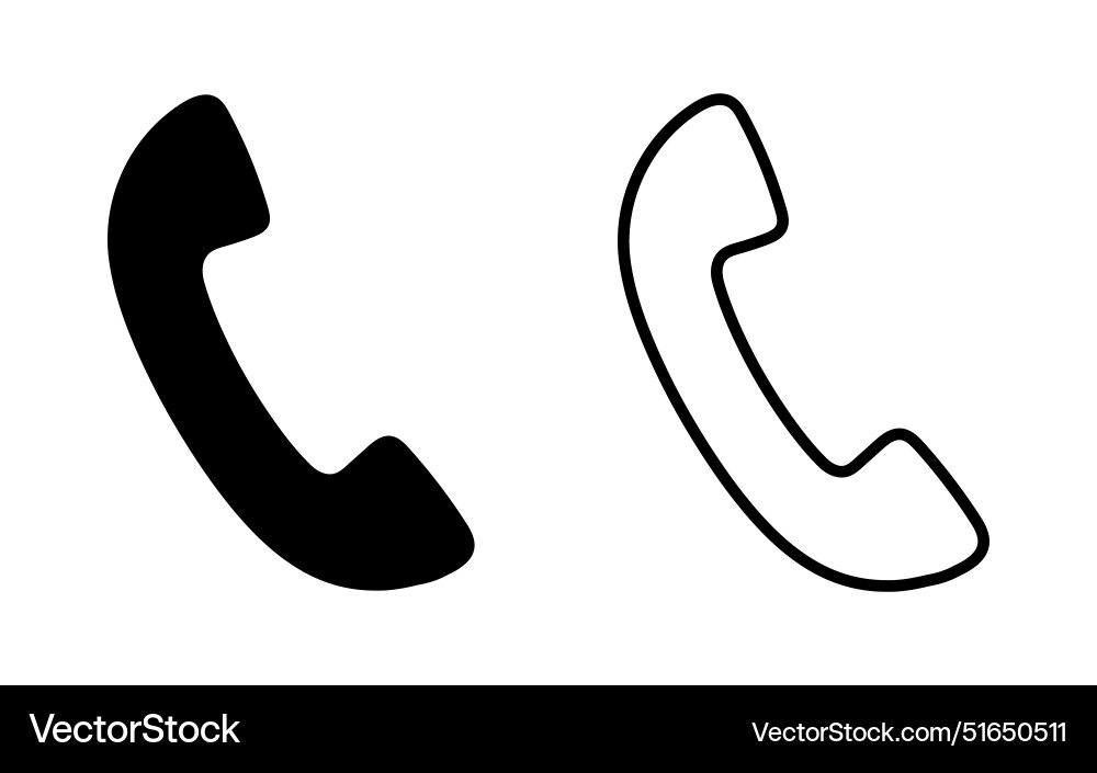 Telephone call icon Royalty Free Vector Image - VectorStock