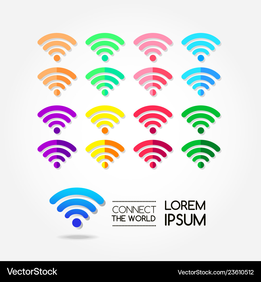 A great connection of the world Royalty Free Vector Image