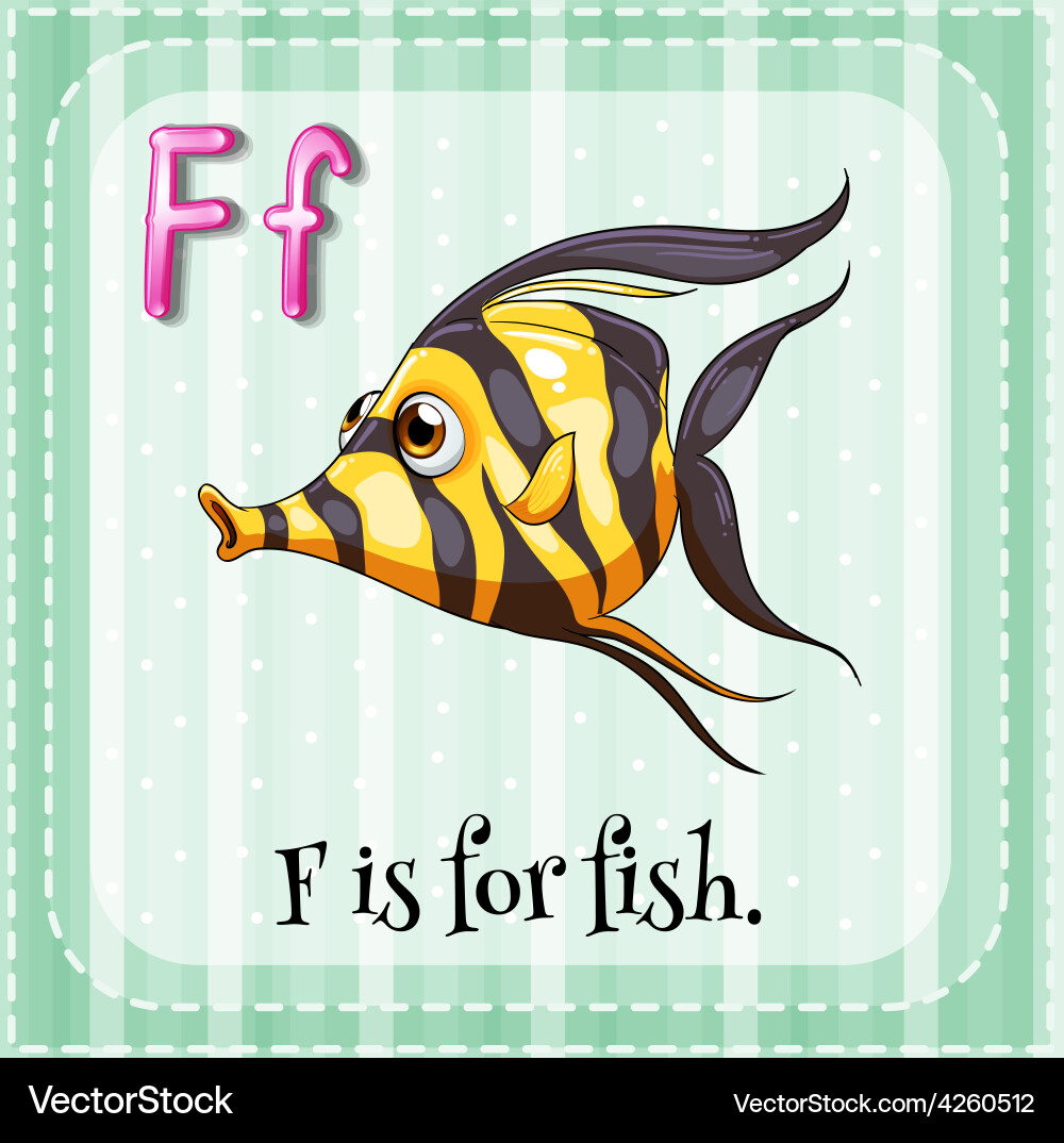 Alphabet f Royalty Free Vector Image - VectorStock