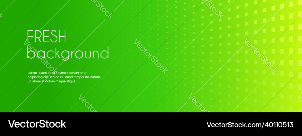 Abstract green gradient minimal banner Royalty Free Vector