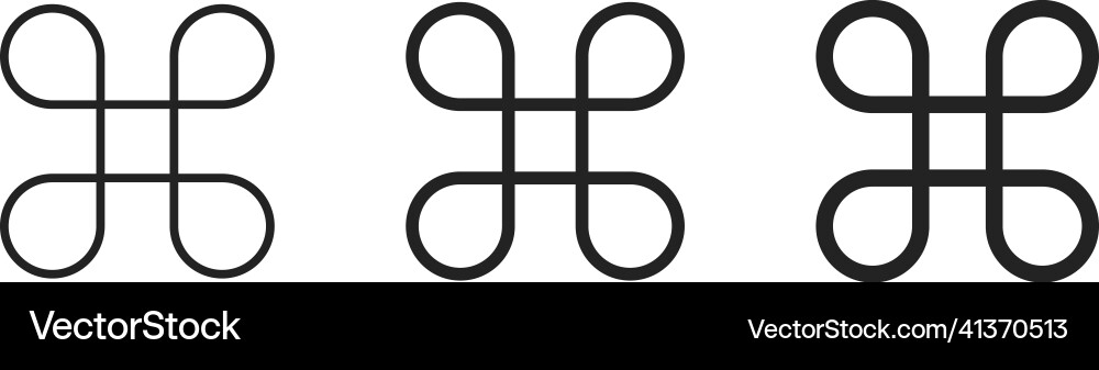 Command icon cmd symbol Royalty Free Vector Image