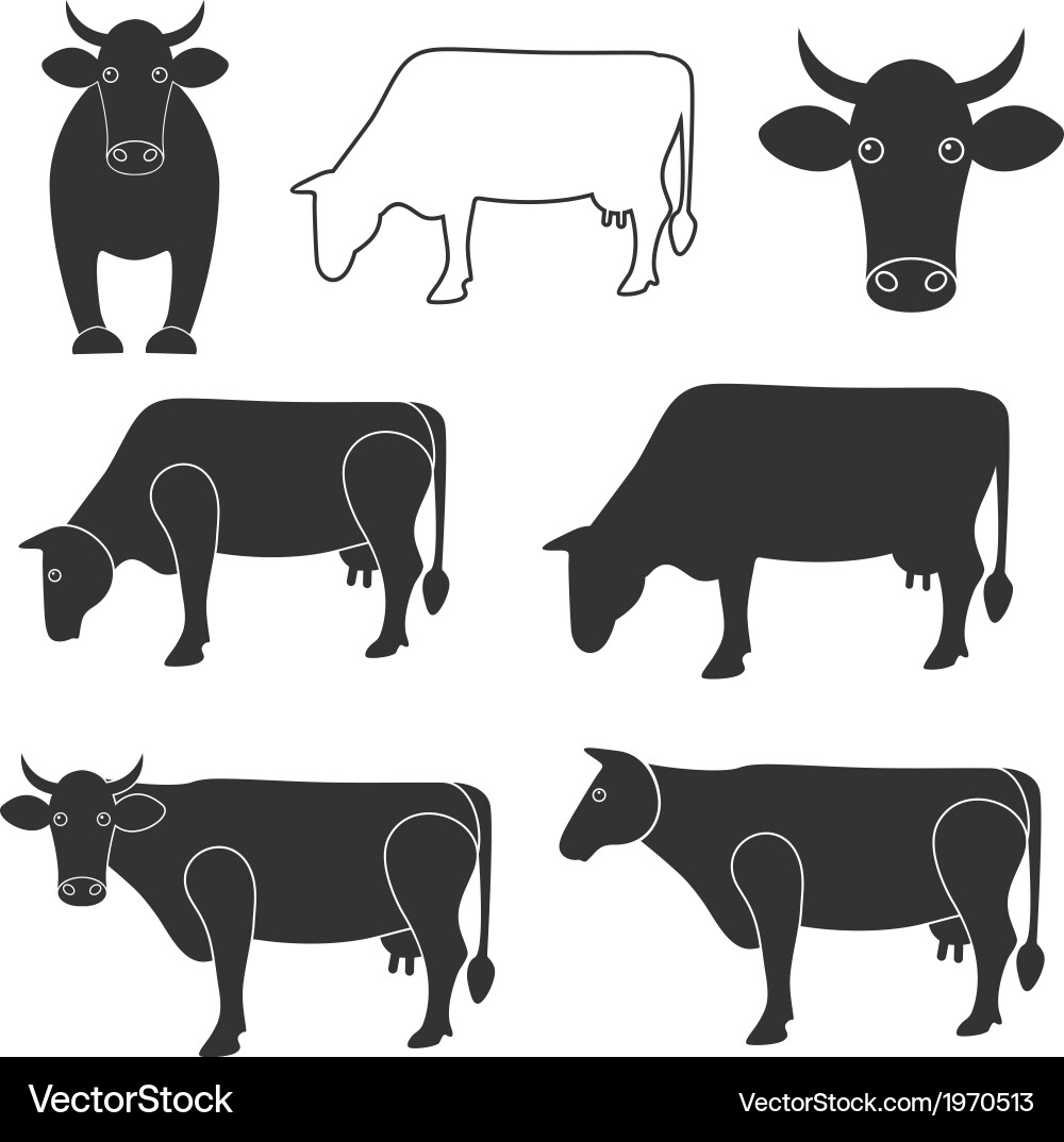 Cow Royalty Free Vector Image - VectorStock
