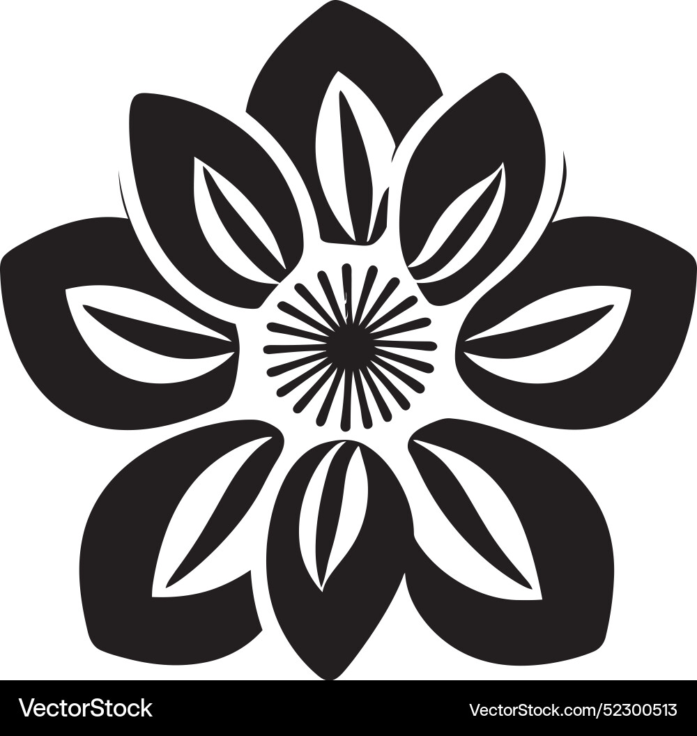 Nightfall noir black botanical harmonygothic Vector Image