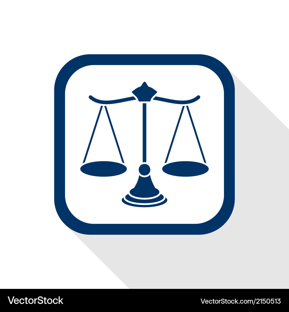 Scale flat icon Royalty Free Vector Image - VectorStock