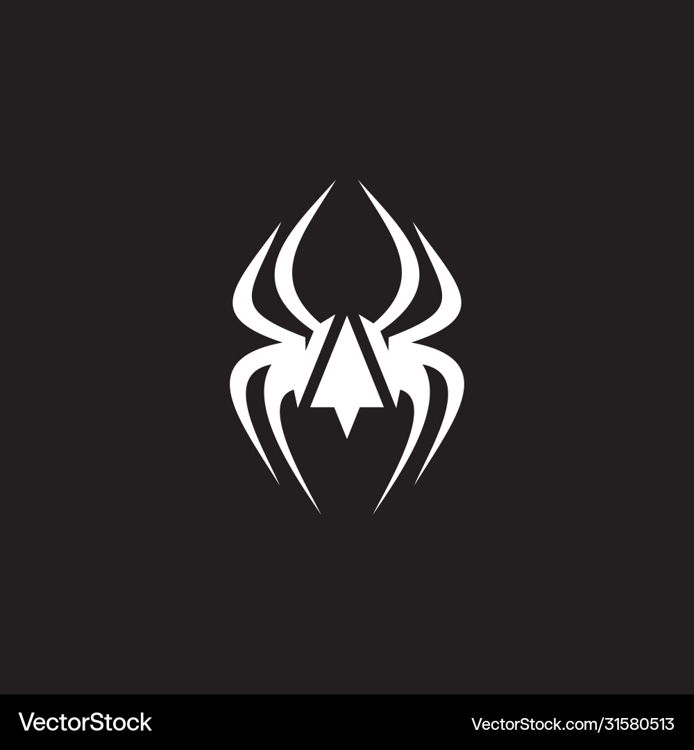 Spider logo icon design Royalty Free Vector Image