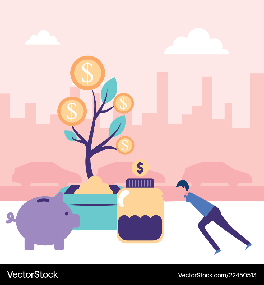 Volunteers help work Royalty Free Vector Image