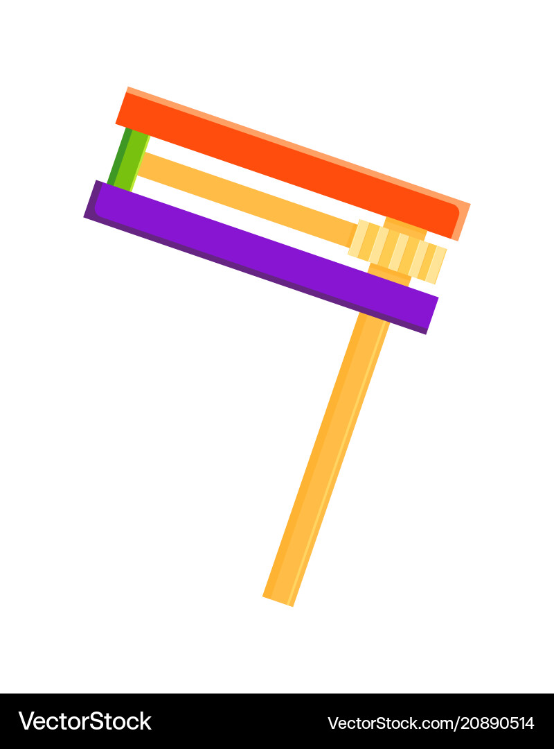 Purim grogger noise maker Royalty Free Vector Image