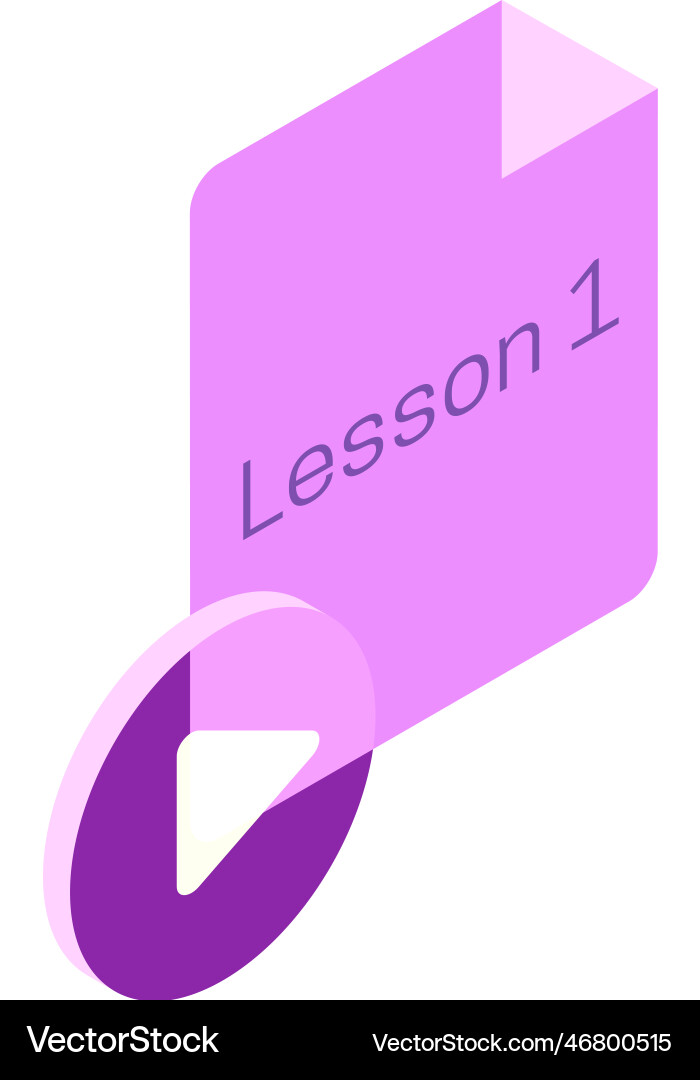 Online lesson icon Royalty Free Vector Image - VectorStock