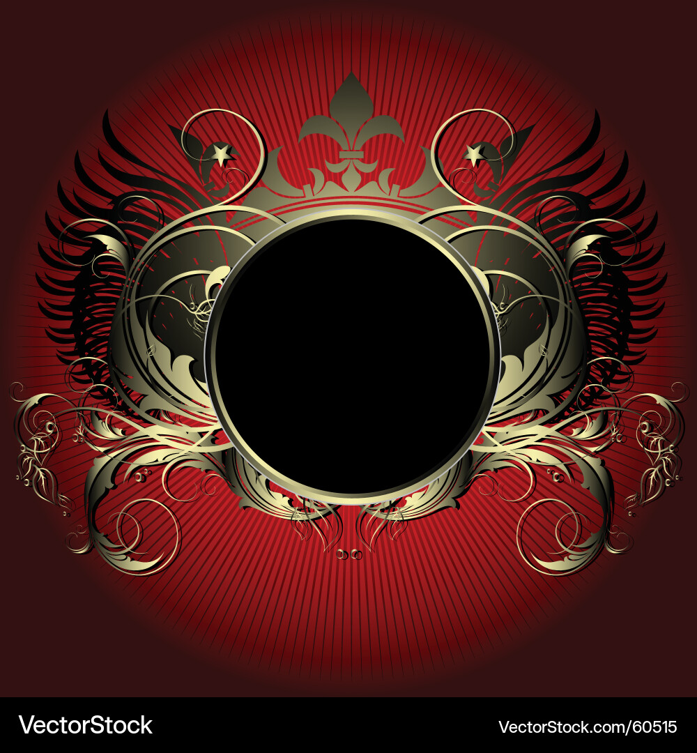 Royal frame Royalty Free Vector Image - VectorStock