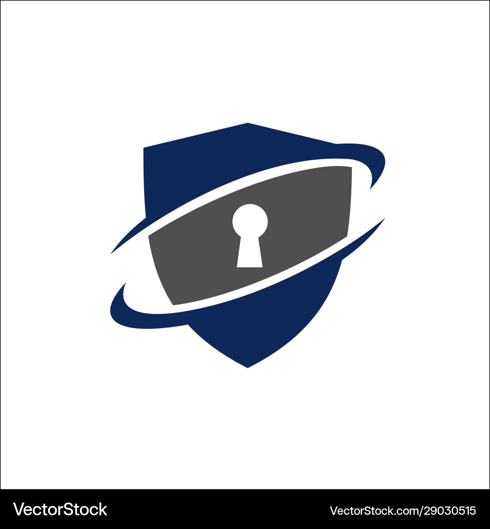 Security Guard Shield Logo Royalty Free Vector Image