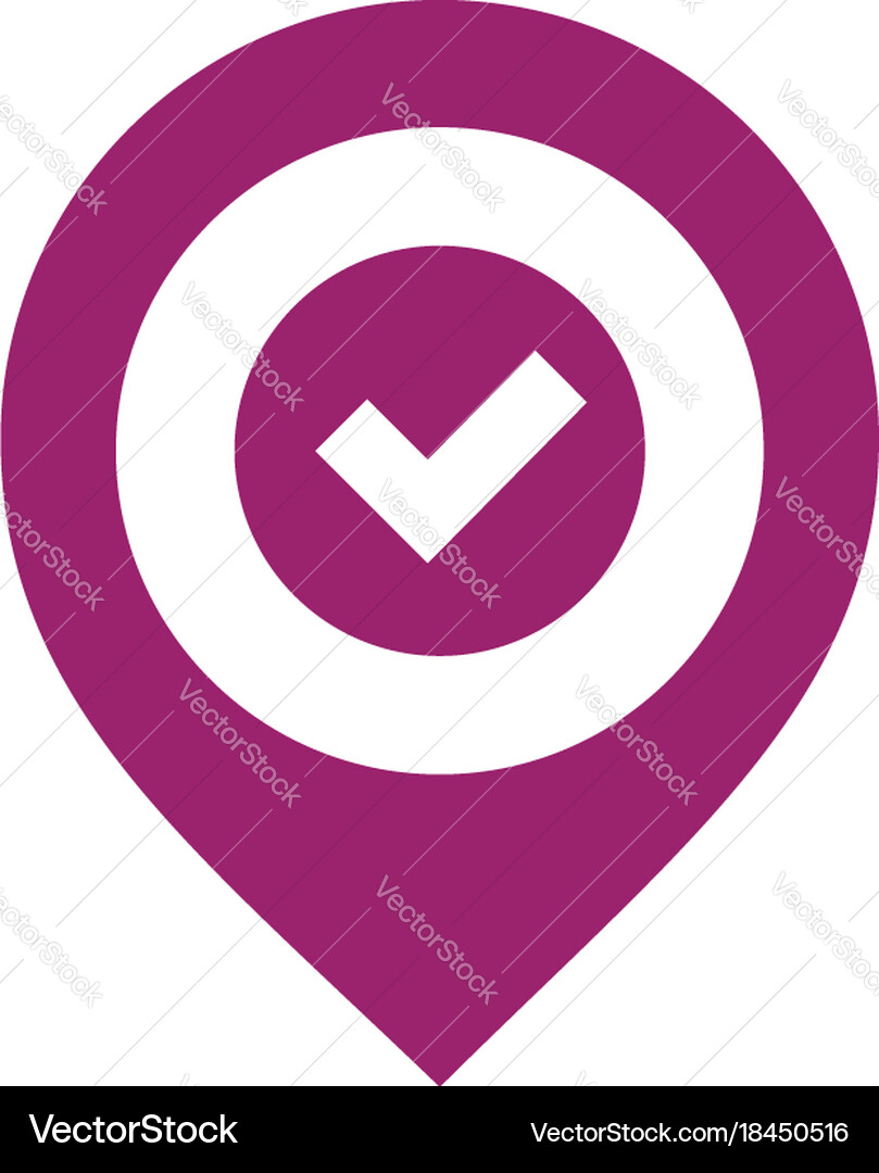 Colored map pin Royalty Free Vector Image - VectorStock