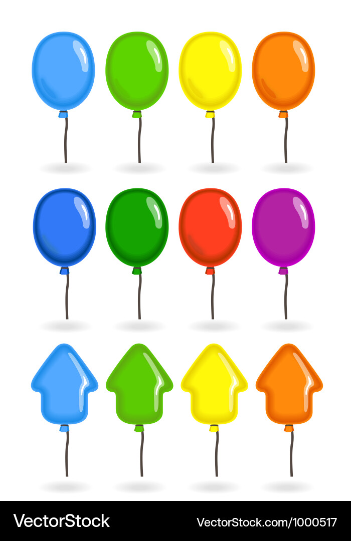 Balloons Royalty Free Vector Image - VectorStock