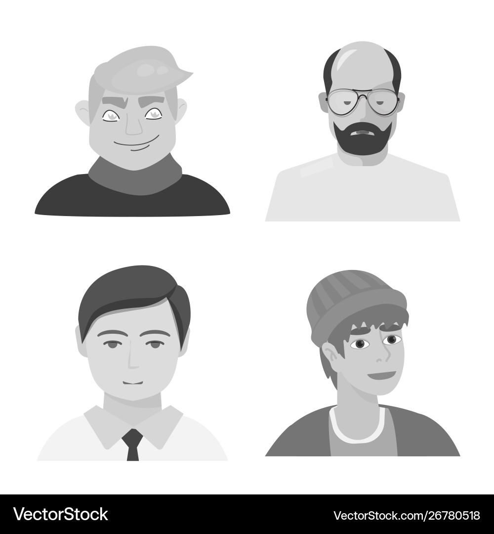 Avatar and creative sign Royalty Free Vector Image