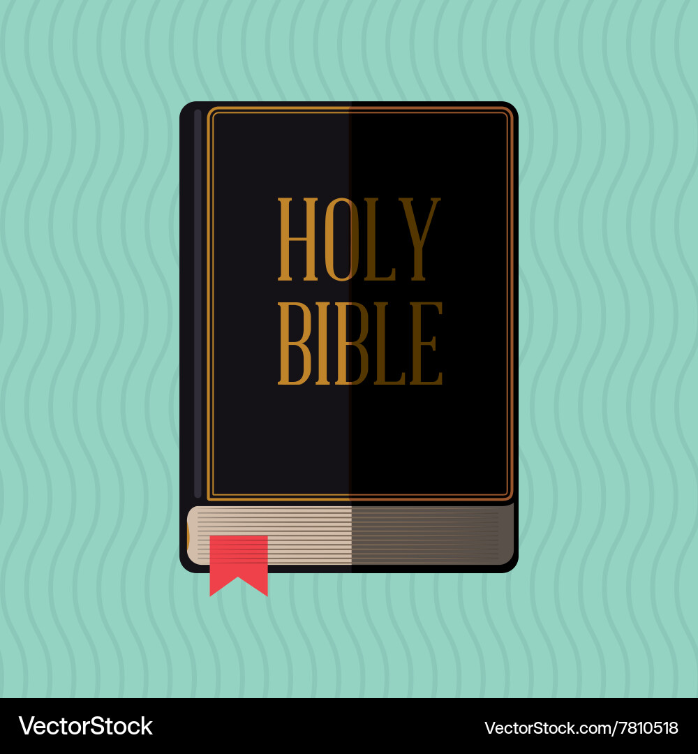 Holy bible design Royalty Free Vector Image - VectorStock