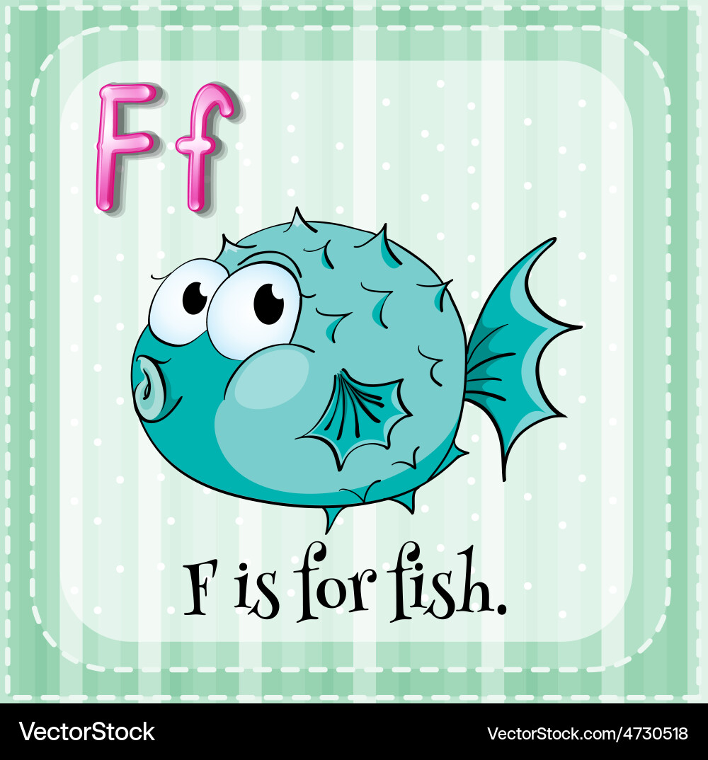 Letter f Royalty Free Vector Image - VectorStock