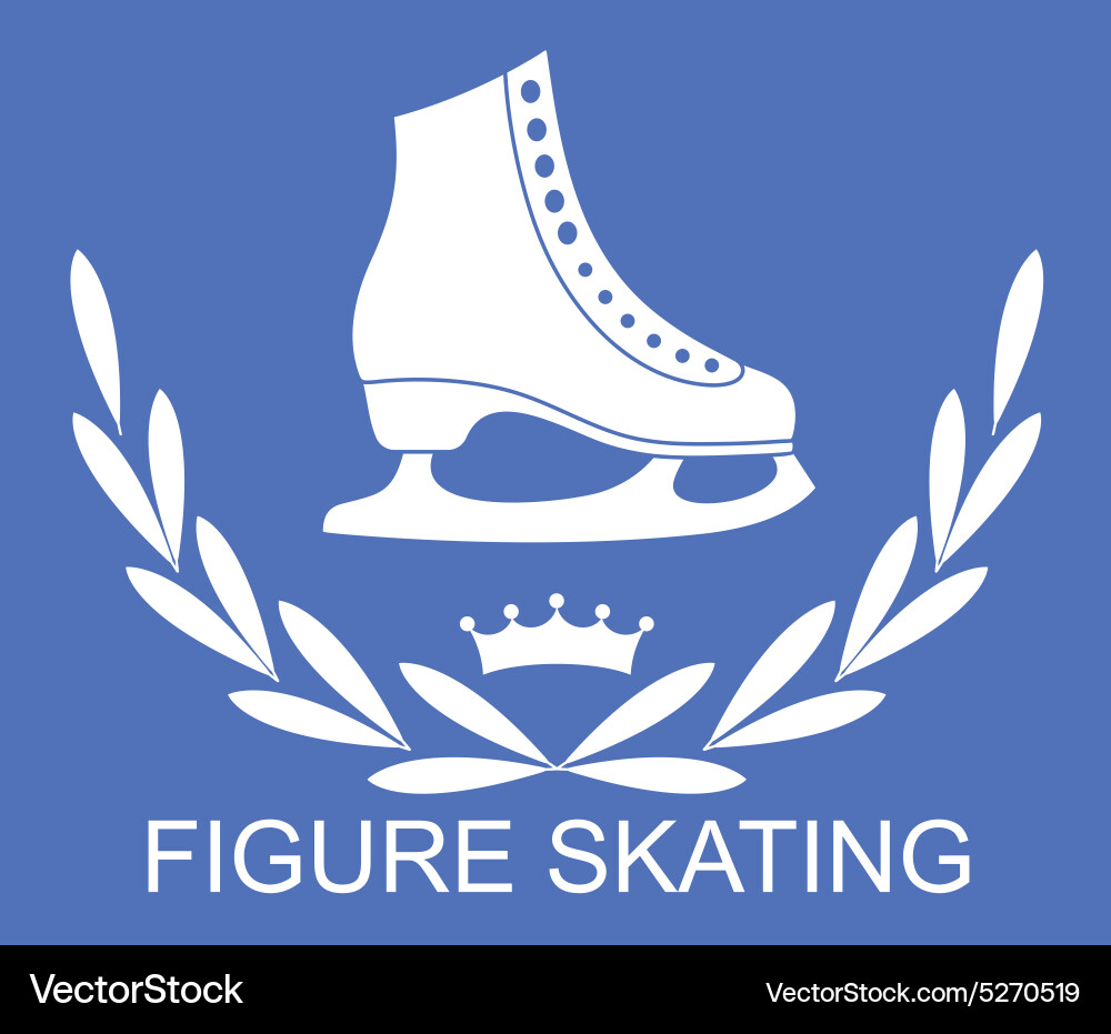 Figure skating Royalty Free Vector Image - VectorStock